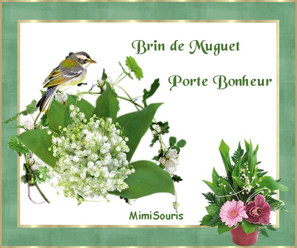 Muguet porte bonheur